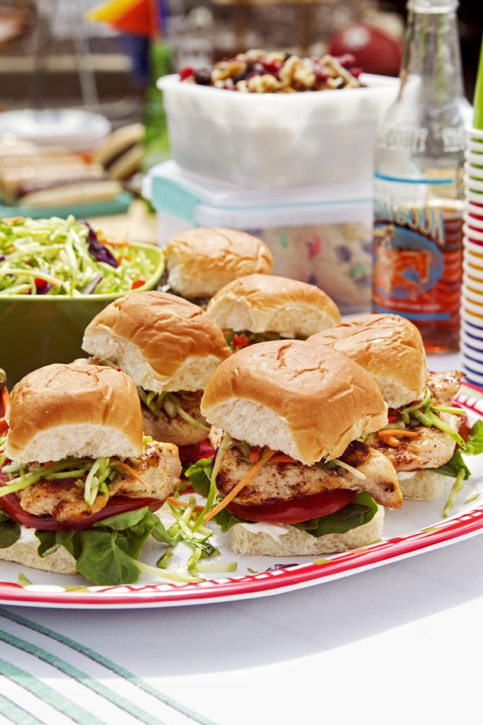 Baja Chicken & Slaw Sliders - Grill Girl