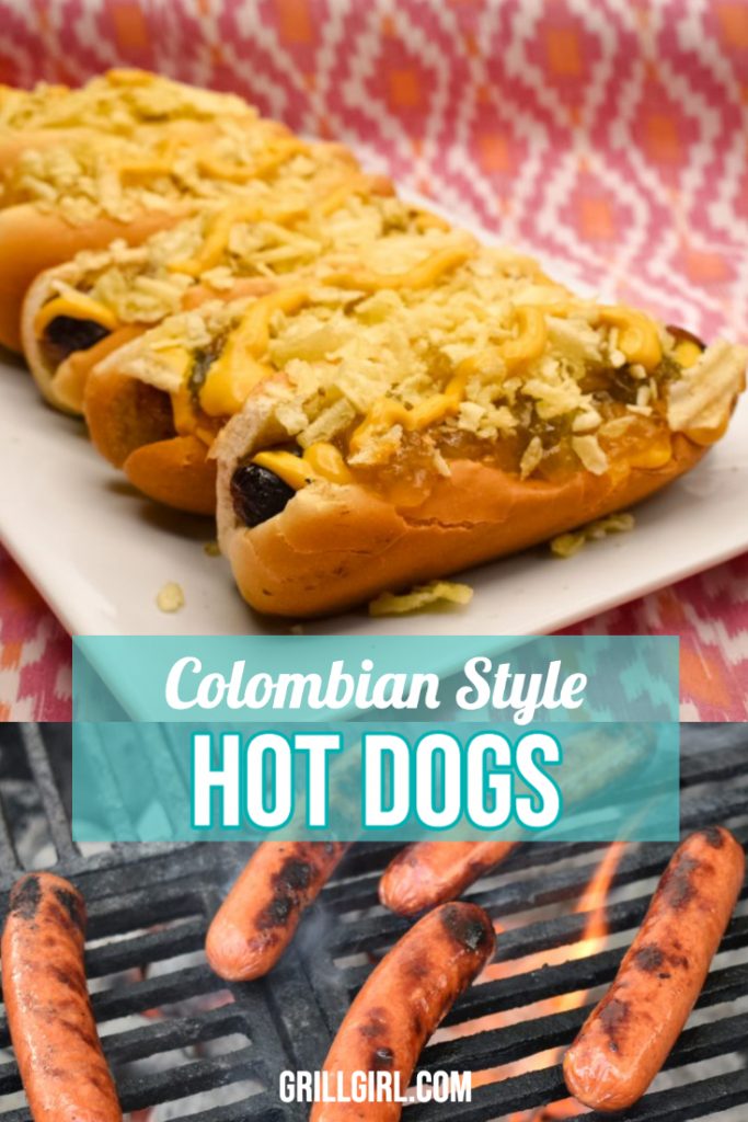 Colombian Style Hot Dogs - Grill Girl