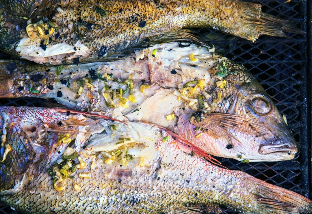 Citrus and Herb Smoked Whole Snapper on the Grill - Grill Girl