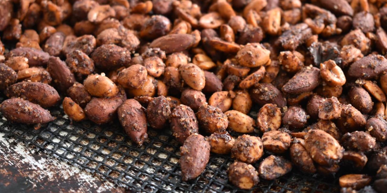 Sweet and Spicy BBQ Smoked Nuts - GrillGirl