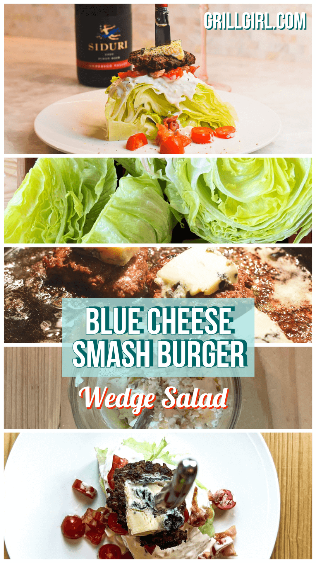 blue cheese burgers | GrillGirl