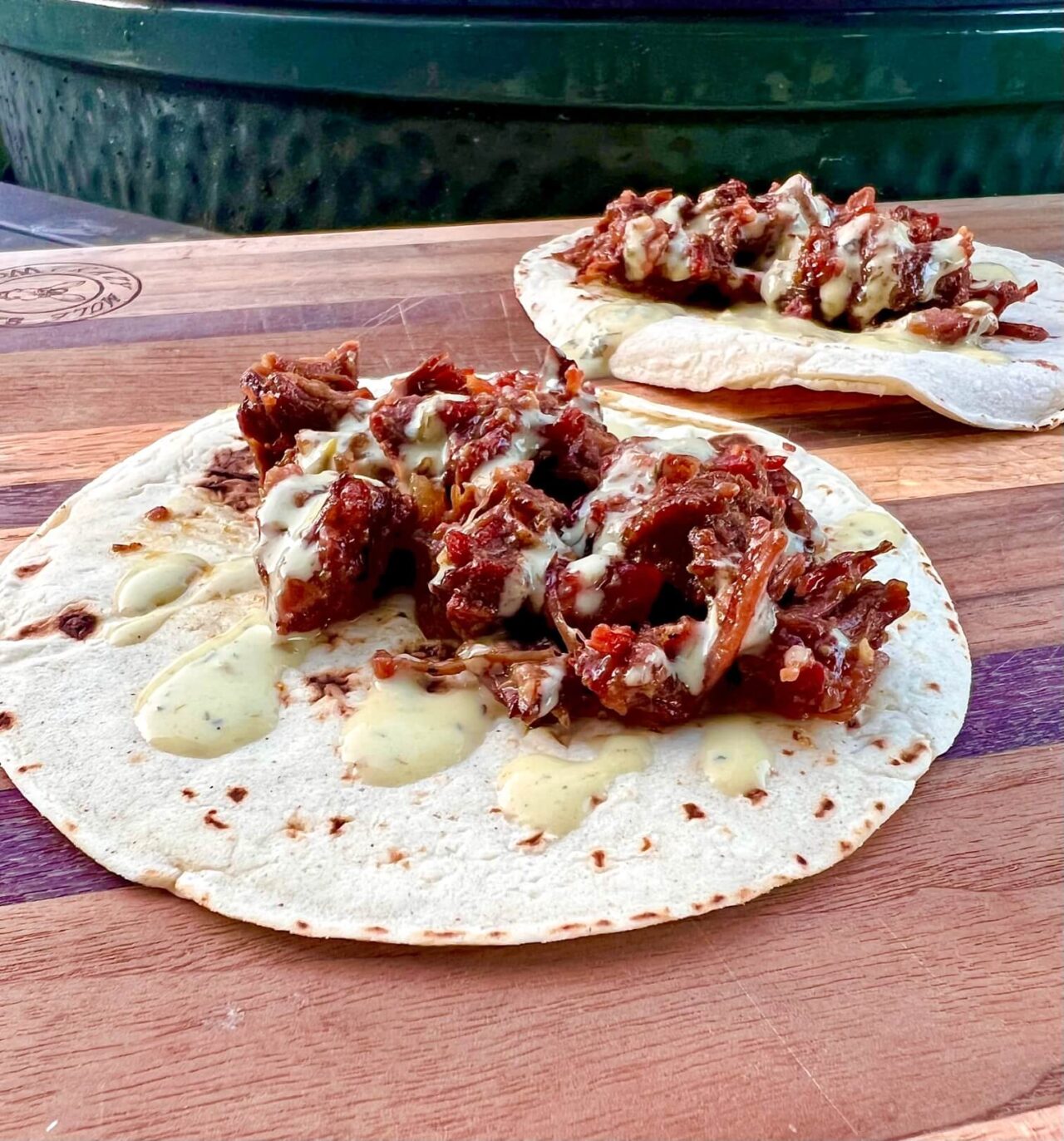 Smoked Barbacoa Taco Recipe for Beef Cheeks | GrillGirl