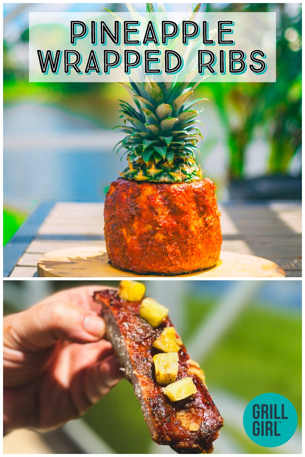 Viral Pineapple Wrapped Ribs Recipe | GRILLGIRL